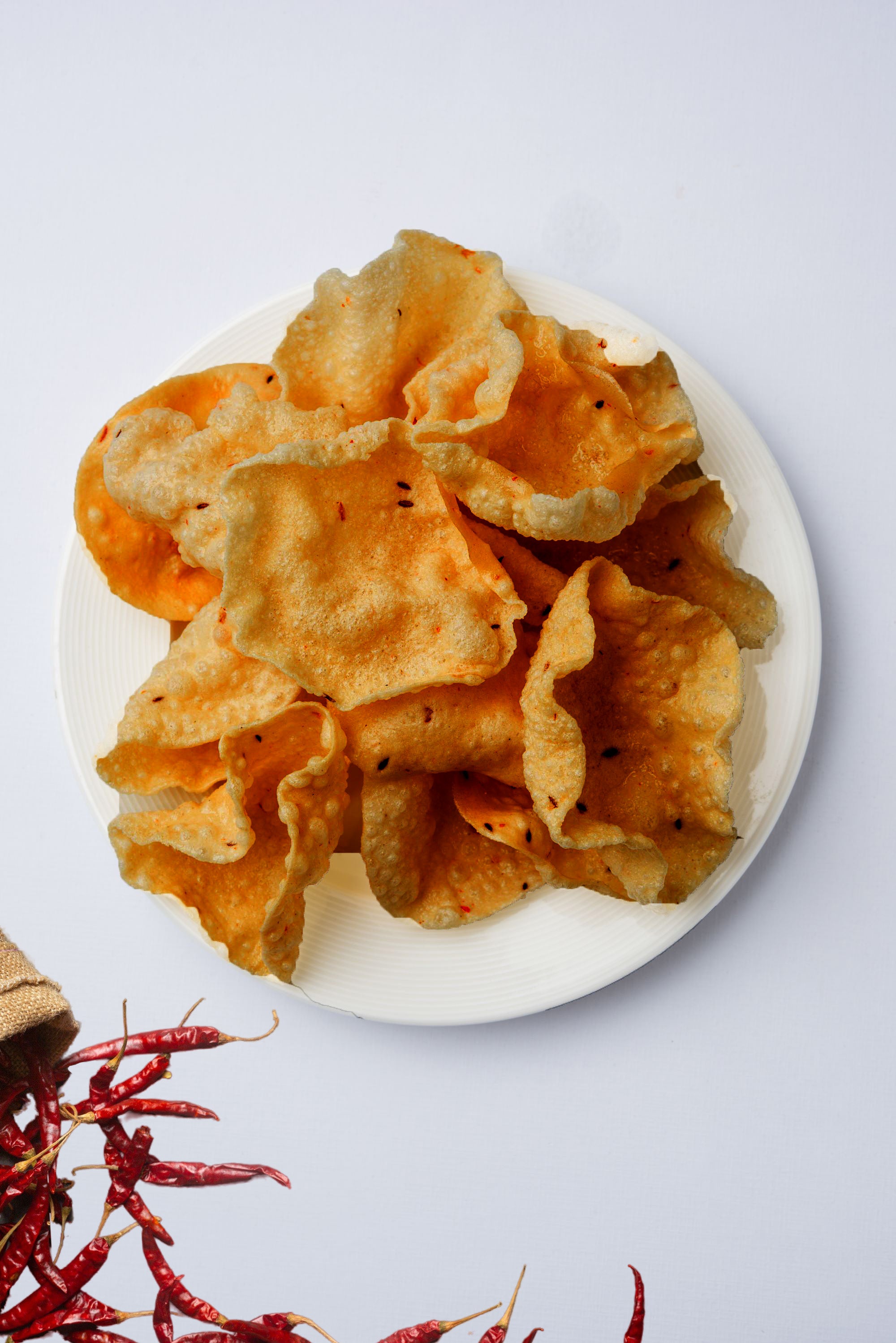 Papad Red chilli flavour – richbite